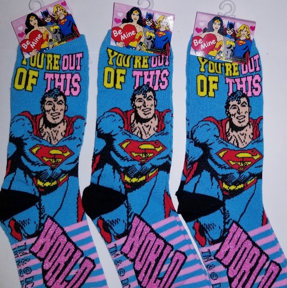 Comic | Accessories | Superman Comic Socks | Poshmark